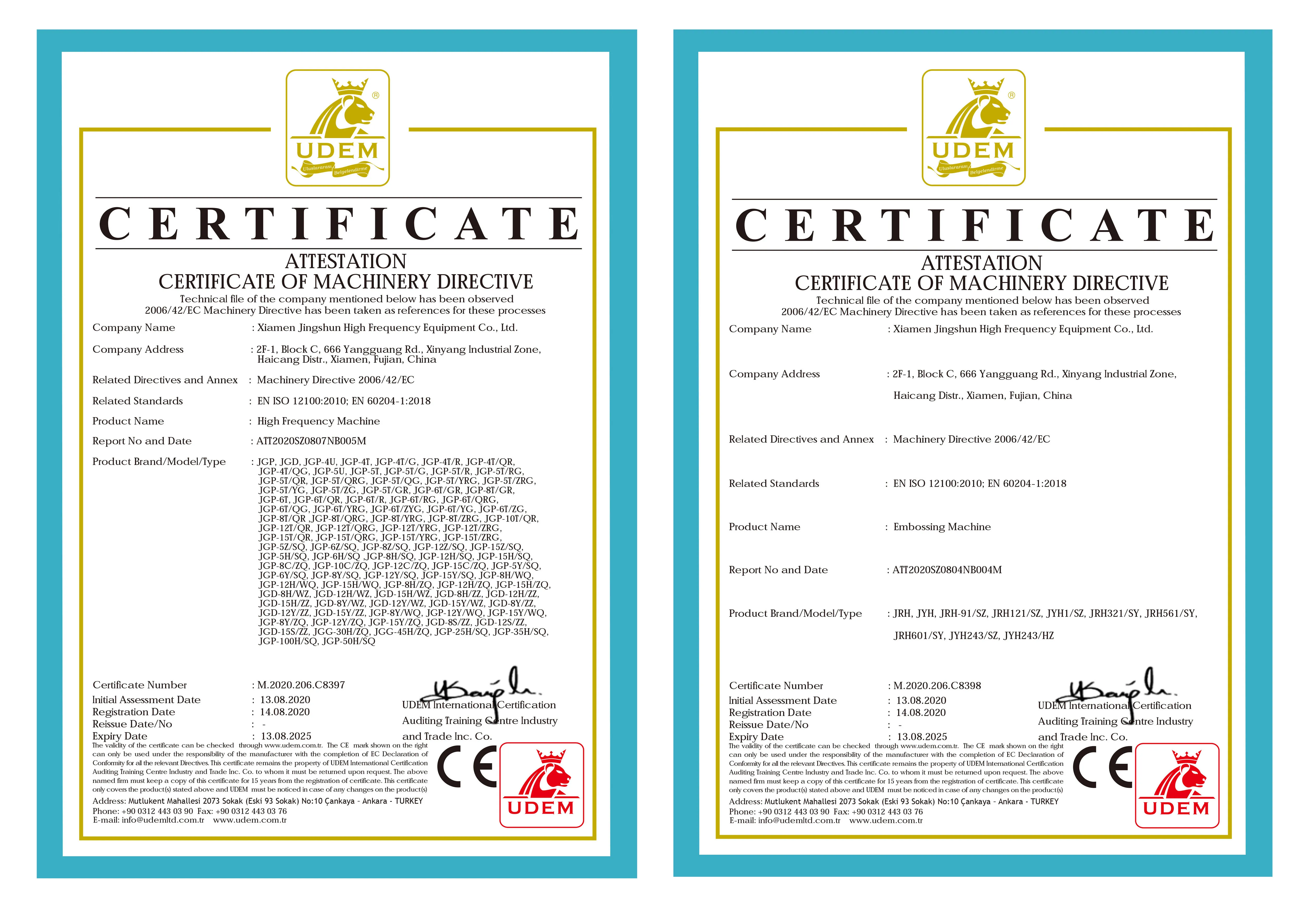 Jingshun High Frequency Pneumatic Heat Press Emboss Leather Machine ...