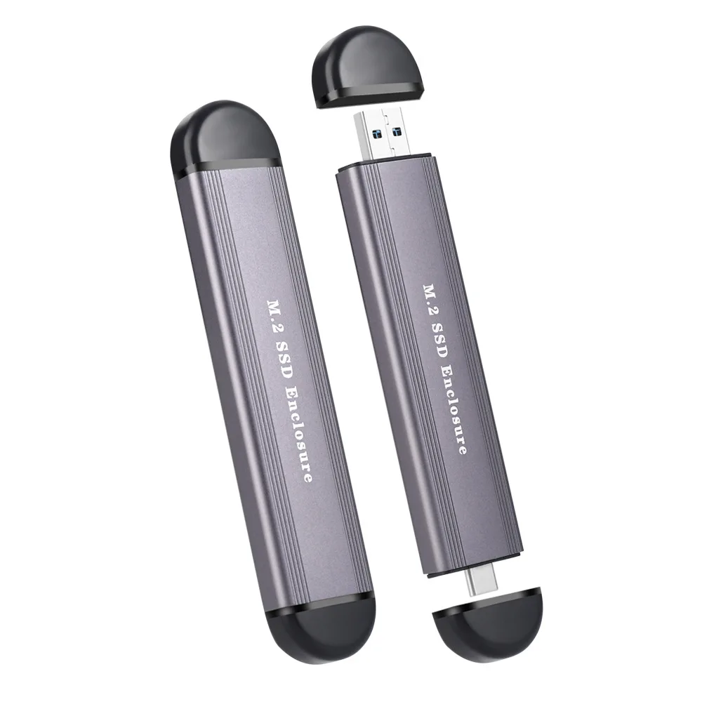 M2 Solid-state Drive Cabinet Sata Ssd Dual Protocol Reading Box 10g ...