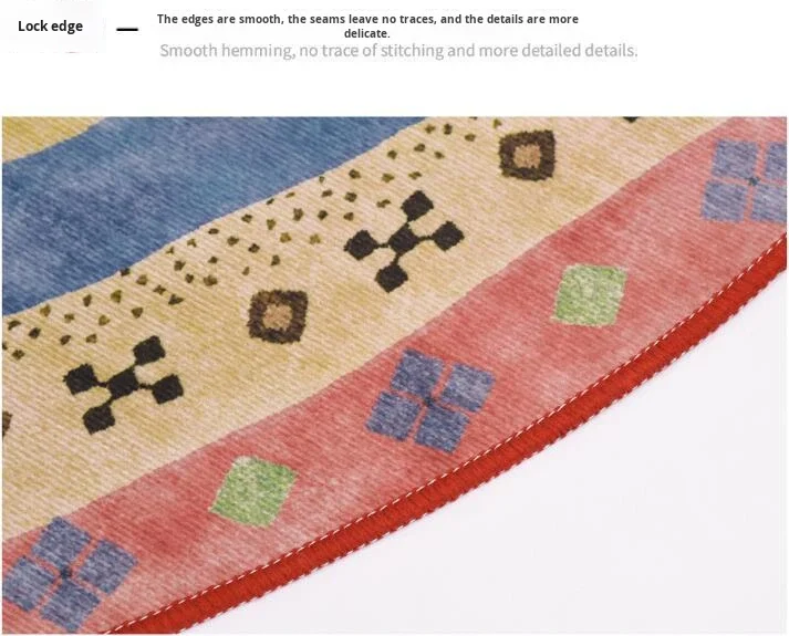 Modern Style 10mm Floral Polyester Machine Made Washable Living Room ...