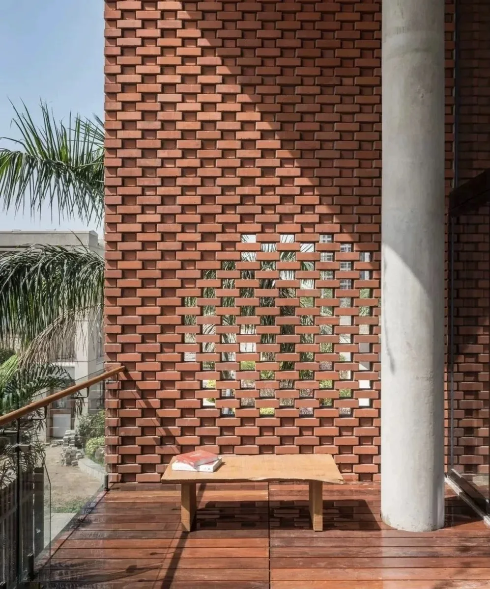 Red Brick Slice Brick Core - Durable Indoor Decor Solutions