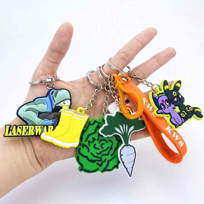 Customized Design Rubber 2d Soft Pvc Keychain Personalized Promotional ...