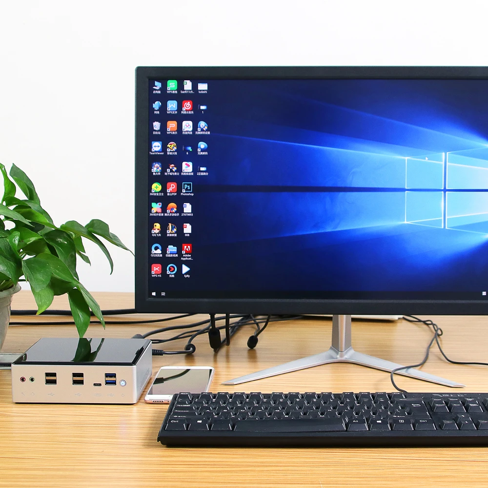 4k Nuc Mini Pc Core I7 10510u 8569u I5 10210u 8259u 7267u I3 7020u Ddr4 ...