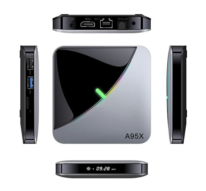 A95x F3 Air Rgb Light Tv Box Amlogic S905x3 Android 9,0 2 Гб 16 Гб ...
