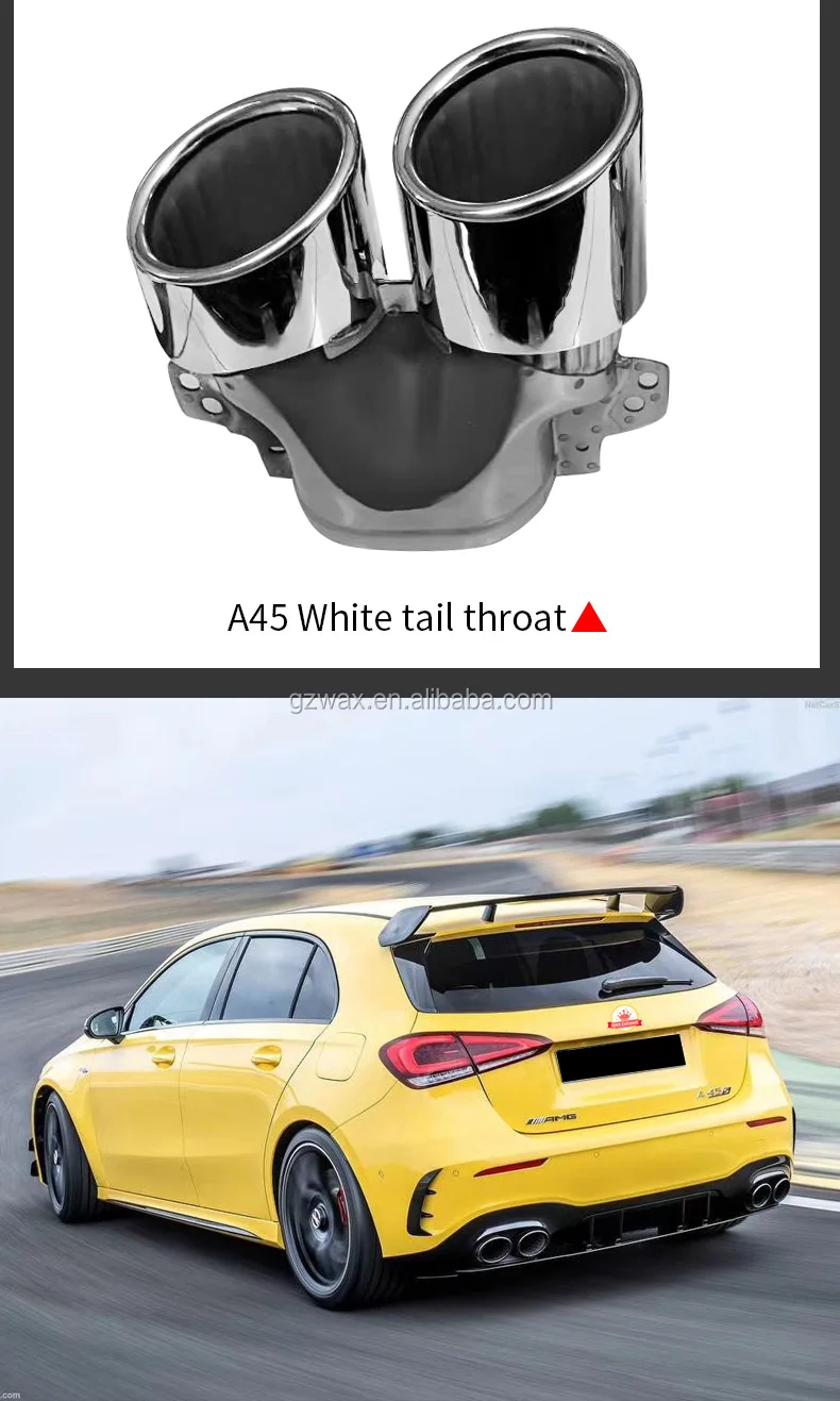 Factory Direct Sale Rear Diffuser With Exhaust Tip For Mercedes Benz ...