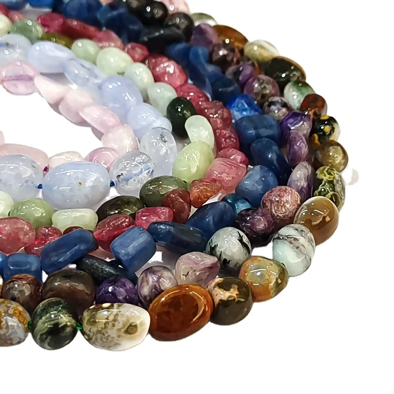 Hobbyworker 26 Colors 5*8mm Irregular Shape Gemstone Natural Stone ...