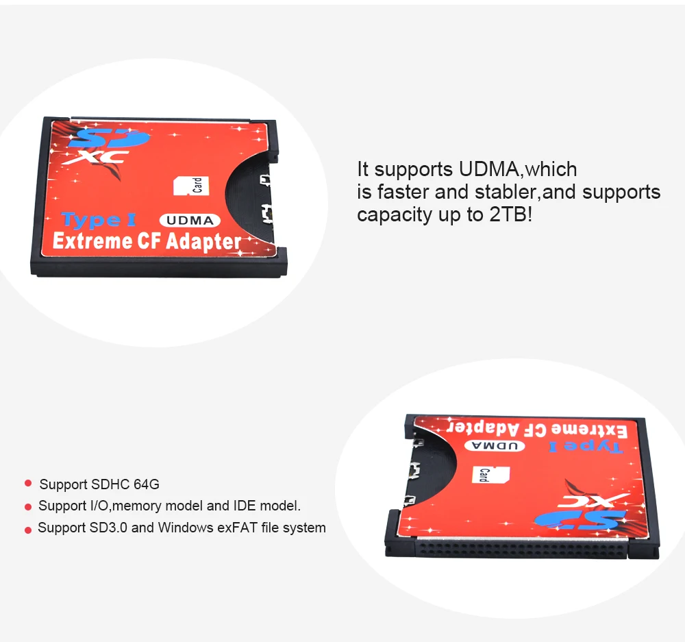 SD to CF Card Adapter - Convert & Read with Ease