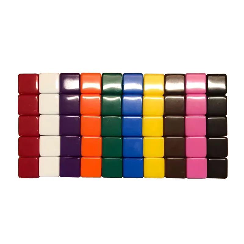Custom Blank Color Dice 16mm Square Corner Dice - Buy Blank Dice Cube ...