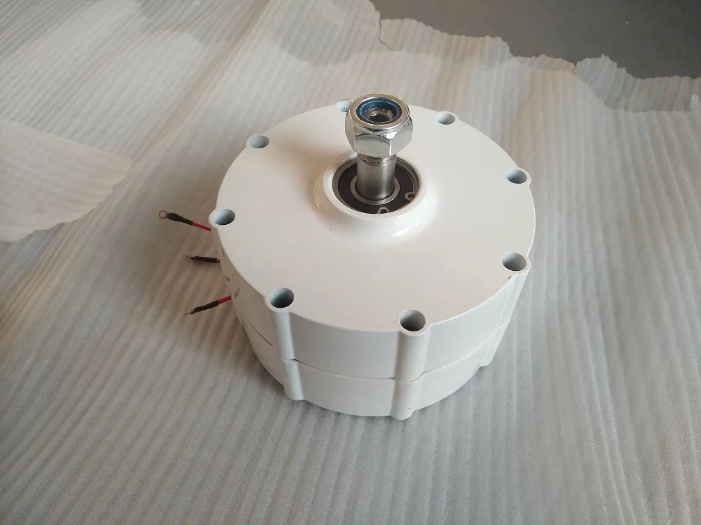500W DC Permanent Magnet Generator - 12V/24V/48V, 3 Phase Synchronous ...