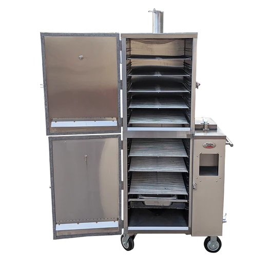 Extra Large BBQ Smoke Gravity Feed Smoker by Flaming Coals