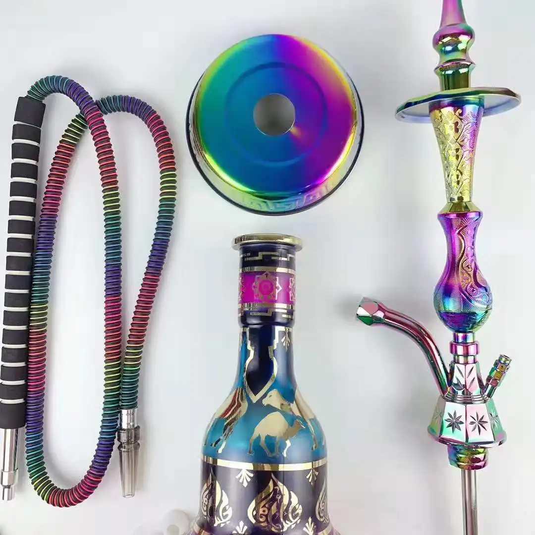 KM Shisha Hookah Wholesale Hubbly Bubbly Portable Nargile Rainbow ...