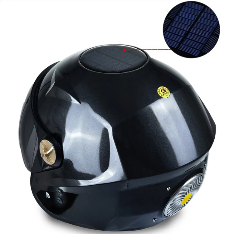 Half Face Bluetooth Solar Fan Helmet - Buy Solar Fan Helmet,Solar ...