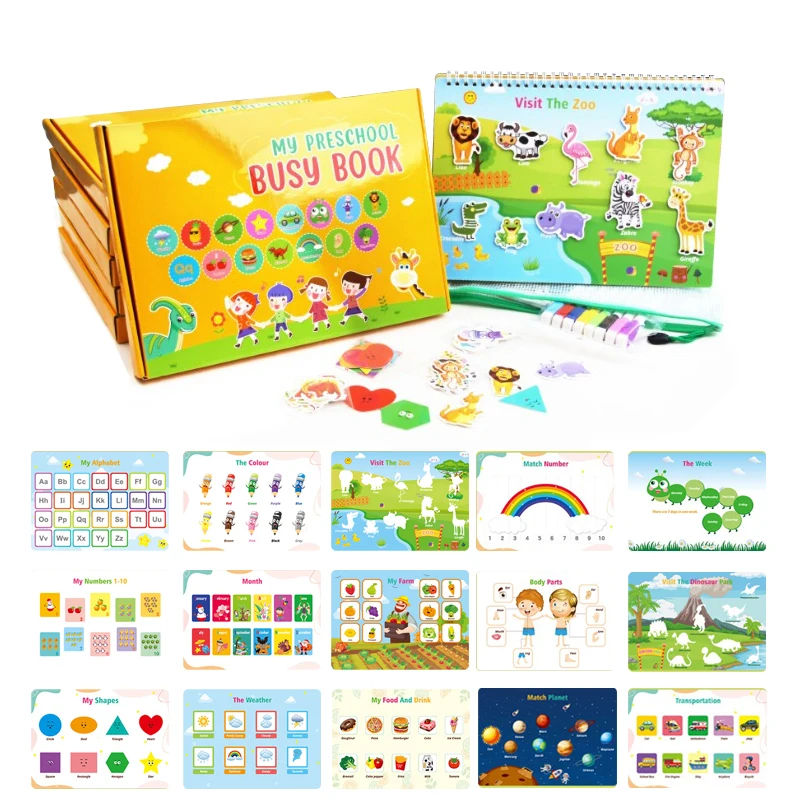 Educational Learning for Autism: Preschool Activity Binder