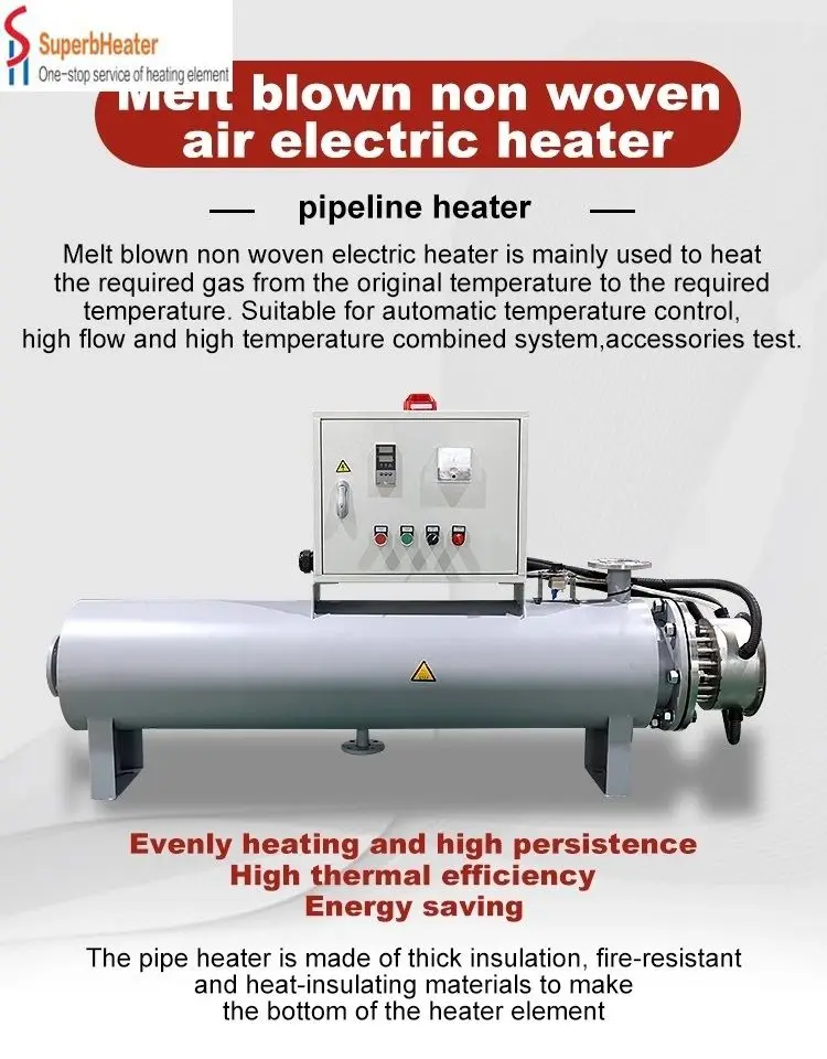 Industrial Horizontal High Temperature Electric Heater
