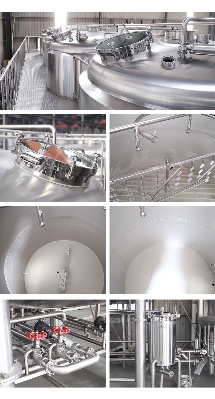 Brewing System Lauter Tun 5000 l Beer Mash Tun Boiling Kettle Whirlpool ...