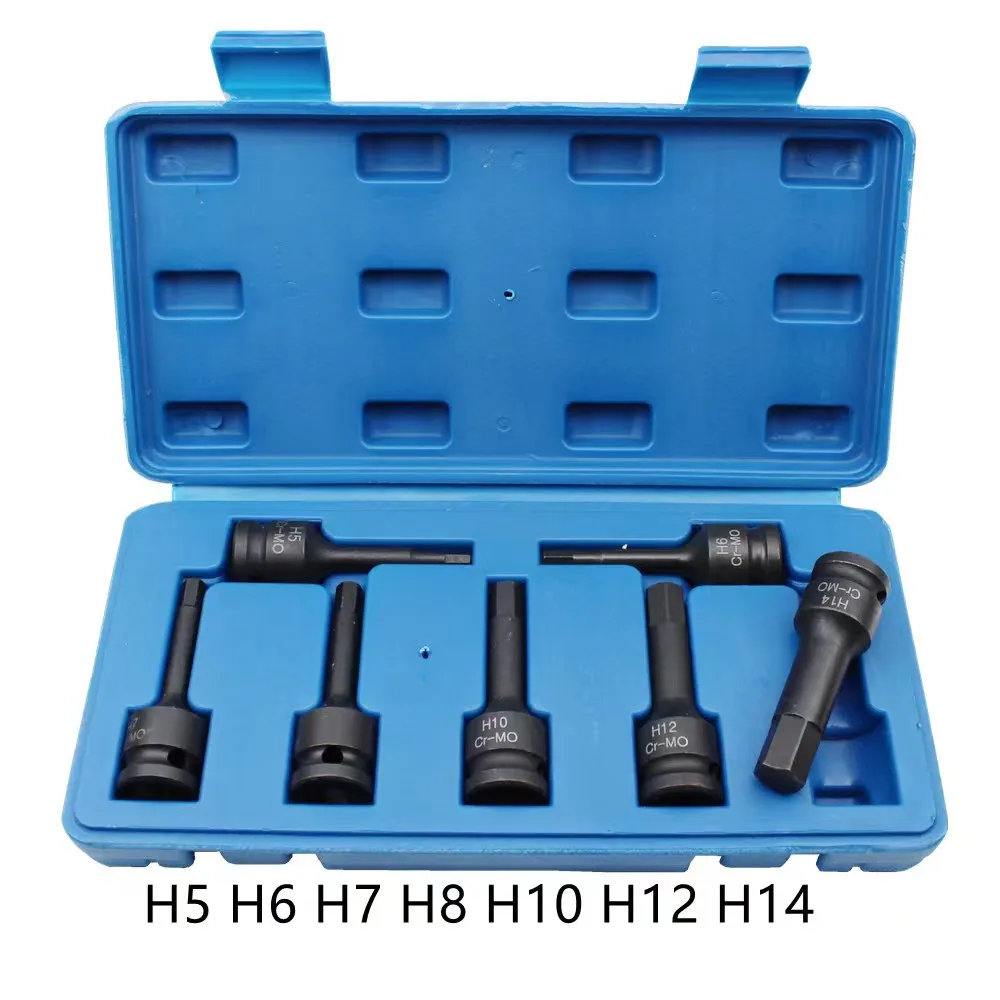 1/2 Pneumatic Inner Hexagonal Socket Air Cannon Pressure Batch Socket ...