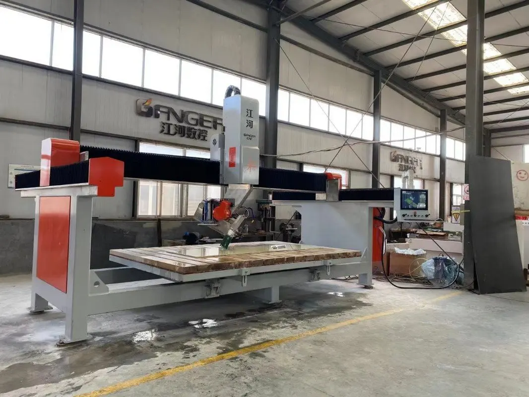 Mono Cnc Bridge Saw 5 Axis For Granite Bridge Saw 5 Axis Cutter Gq ...