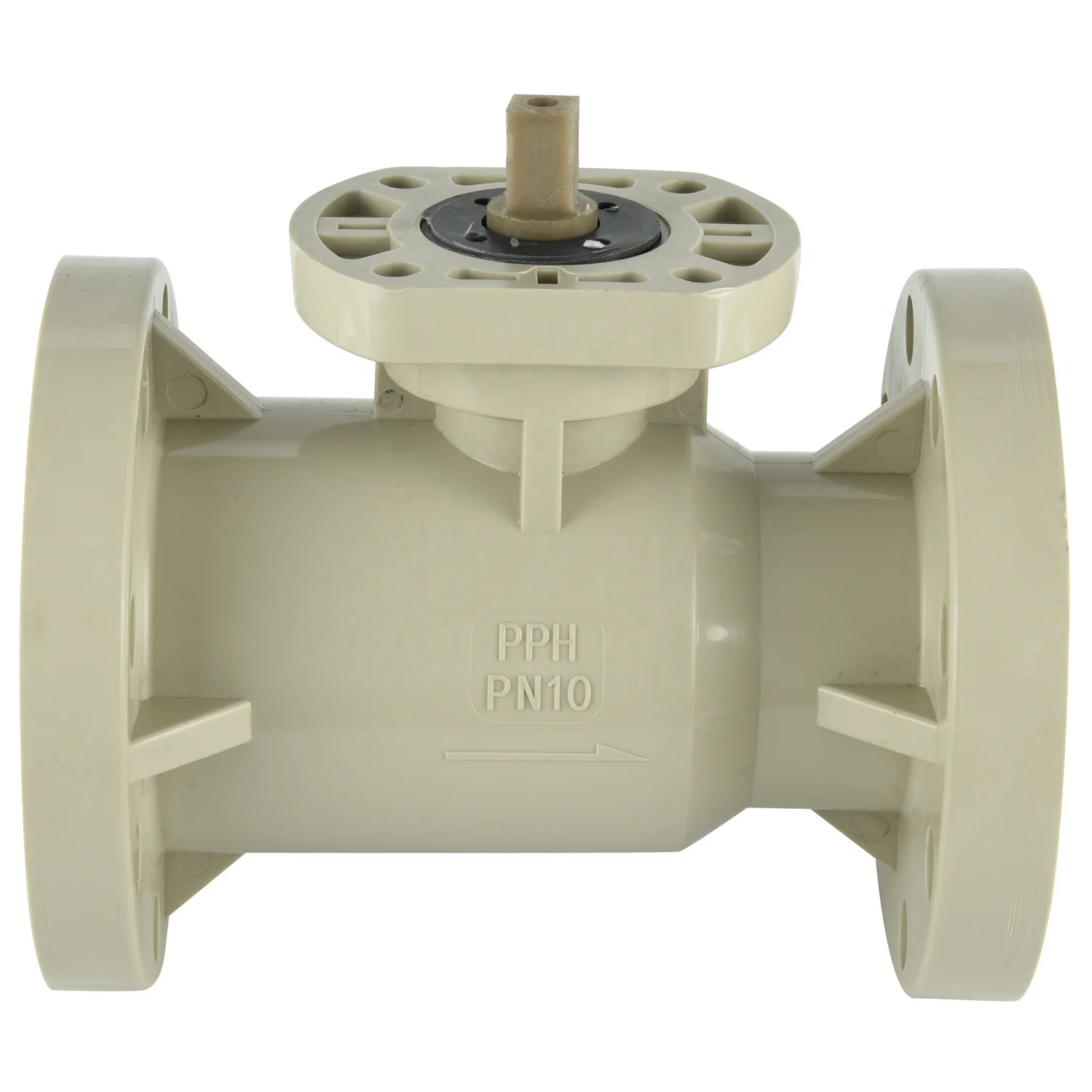 Pph High Platform Flange Ball Valve,Corrosion-resistant Integrated ...