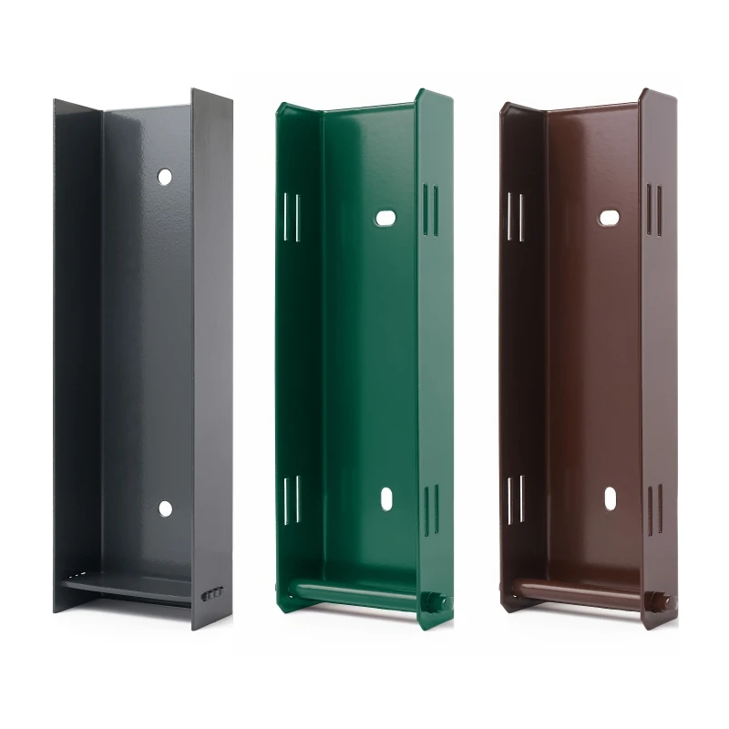 Metal Gardening Rust Resistant Iron Pre-drilled Gardens Corners Block ...