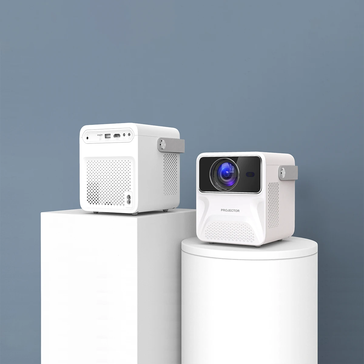 DLP 4K Projector Portable Android Mini Smart Projector Black Business ...