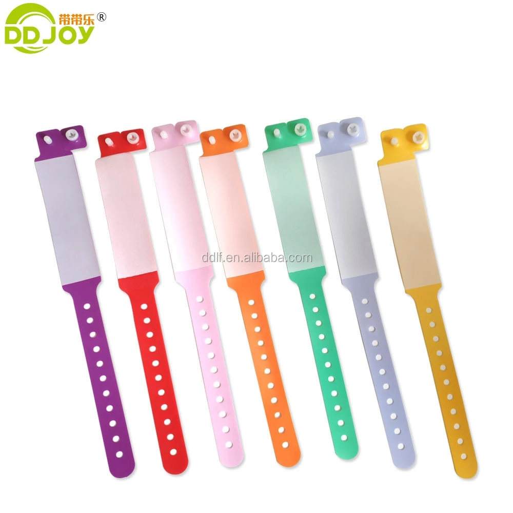 Custom Writable Plastic Vinyl Disposable Identification Medical Pvc ...