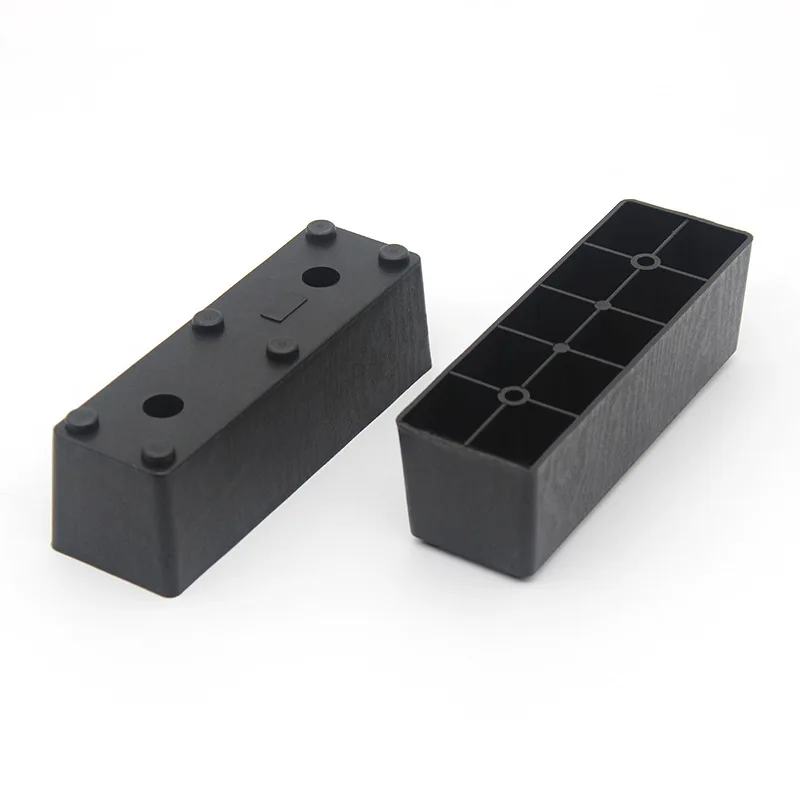 Square Sofa Plastic Feet,Plastic Feet For Furniture Black Plastic ...