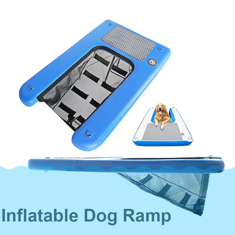 Neokudo Oem Water Ladder Steps Inflatable Pup Plank Dog Floating Ramp ...