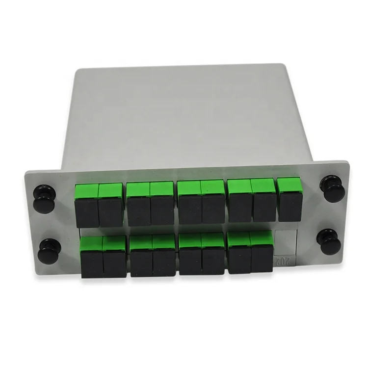 Sc Apc Fiber Optical Plc Splitter 1x16 Cassette Divisor Card Type Plc ...