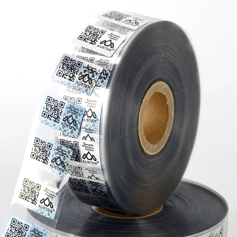 Custom QR Code Hologram Label - Anti-Counterfeit Stickers