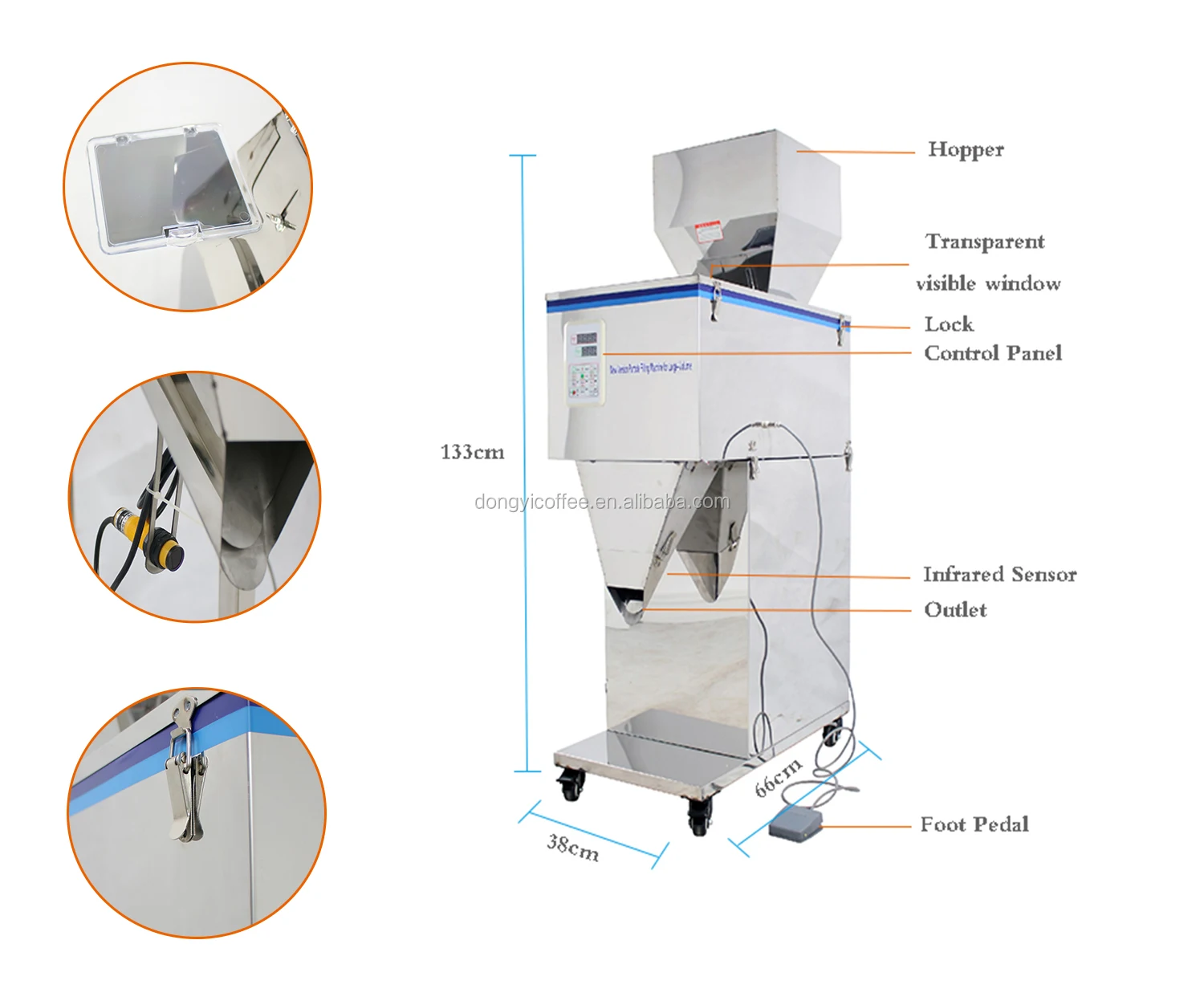 Automatic Powder Dispenser Machine - Efficient Filling