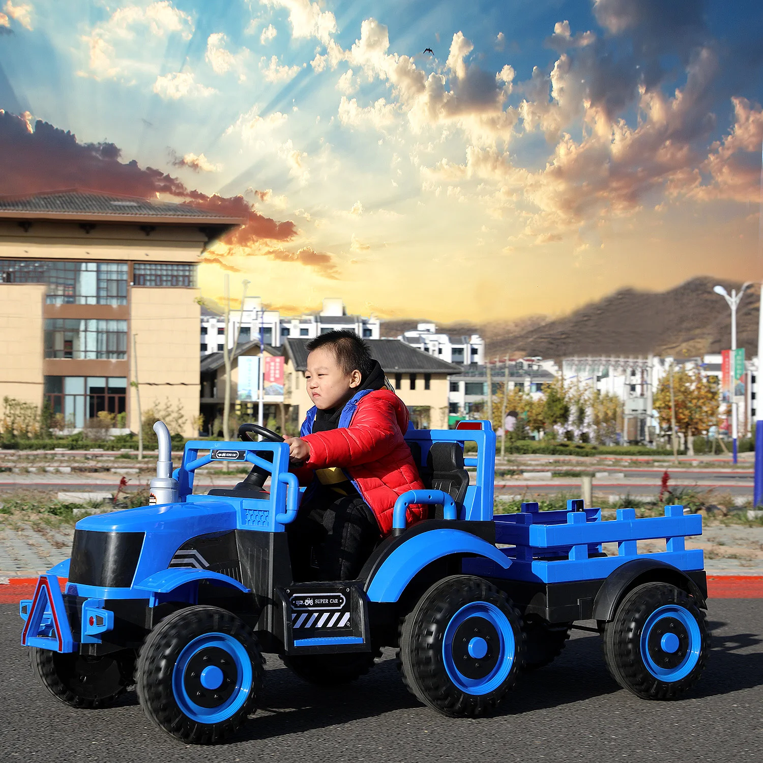 Kids Mini Tractor Giving Children A Good Childhood Functional And ...