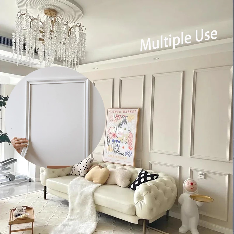 PVC Flexible Molding Trim, Like Gypsum Strips DIY Wall Decoration ...
