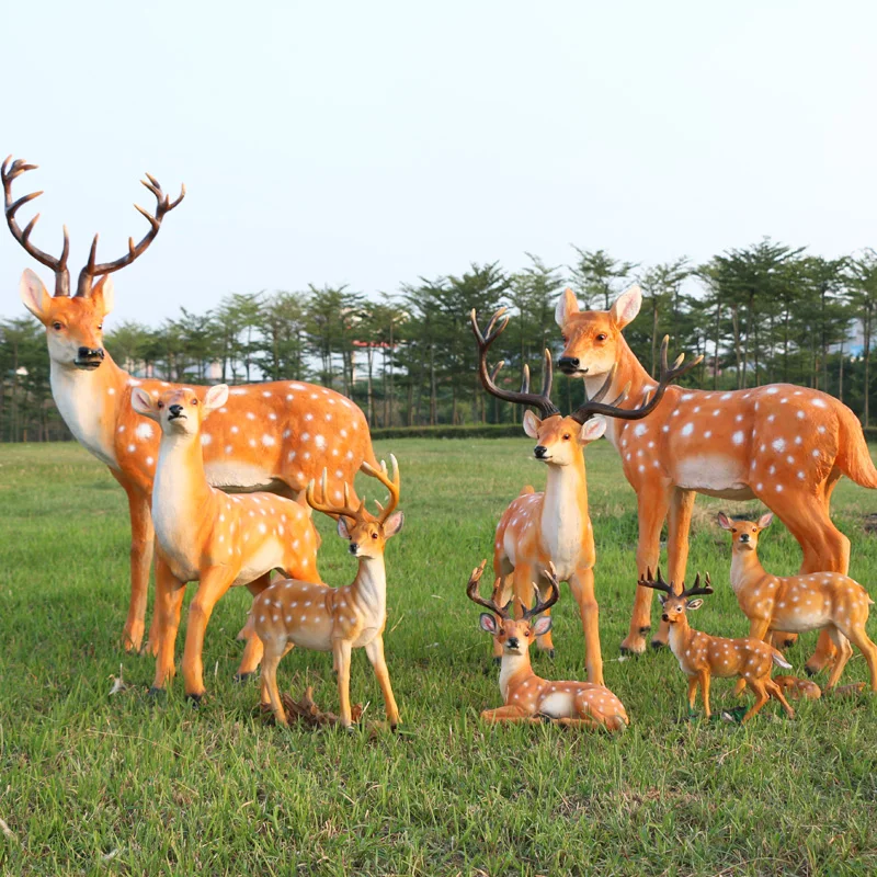 Life Size Safari Animals Statues for Event Decorations