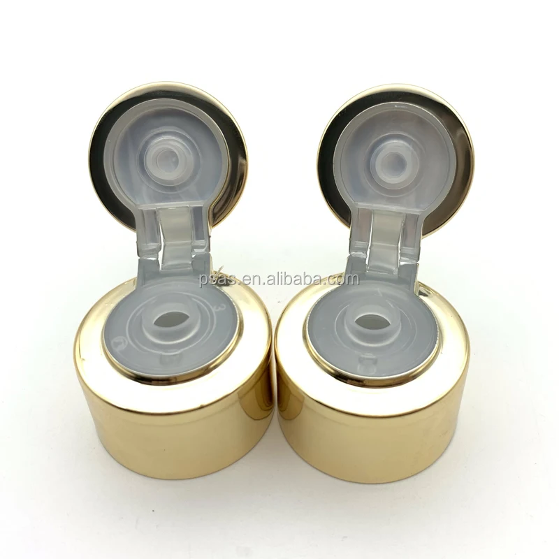 Screw Flip Top Cap Bottle Caps for Shampoo Bottles Gold 24/410 28/410 ...