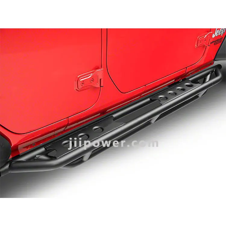 Heavy Duty Steel Rock Slider Side Step Running Board For Jeep Wrangler ...