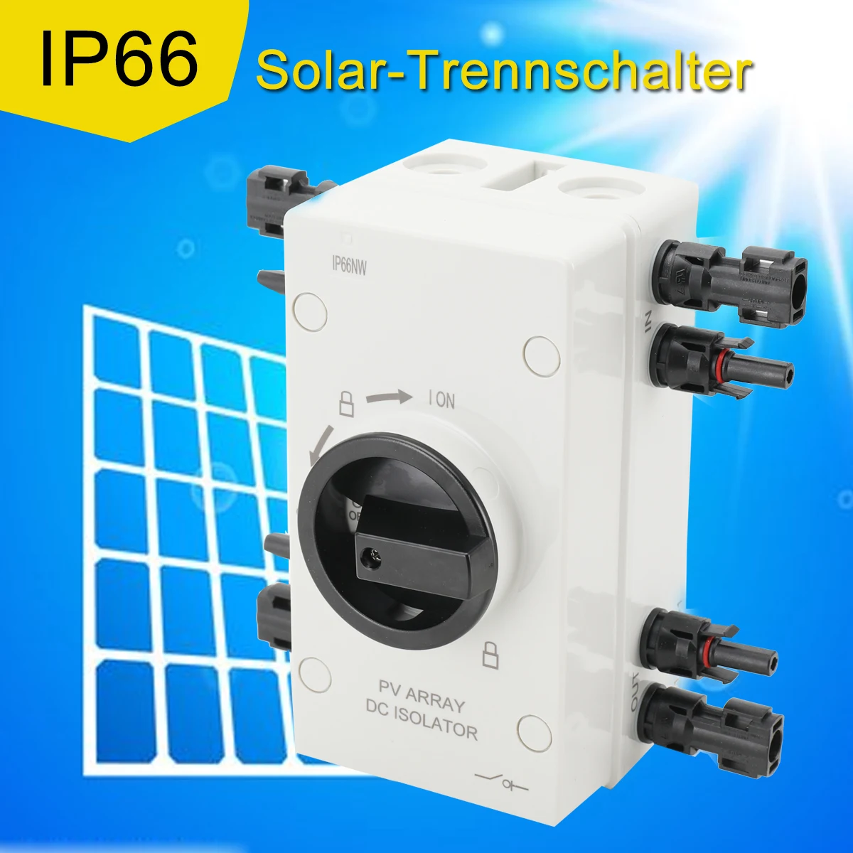 1000v 32a Ip66 Solar-trennschalter Waterproof Photovoltaic Dc Isolator Switch Breaker For Solar ...