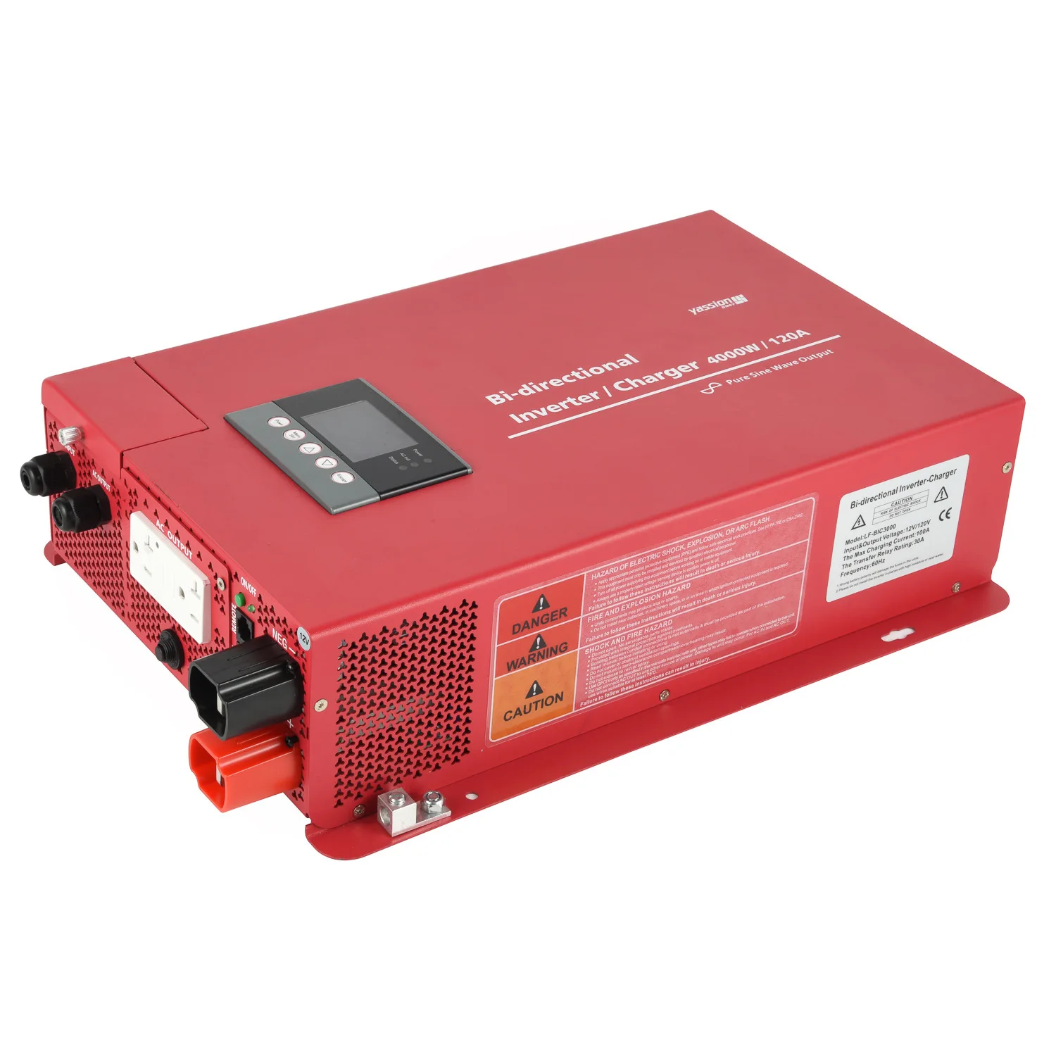 4kw Bi-directional Inverter-charger American Uk Socket Dc 12v To Ac ...
