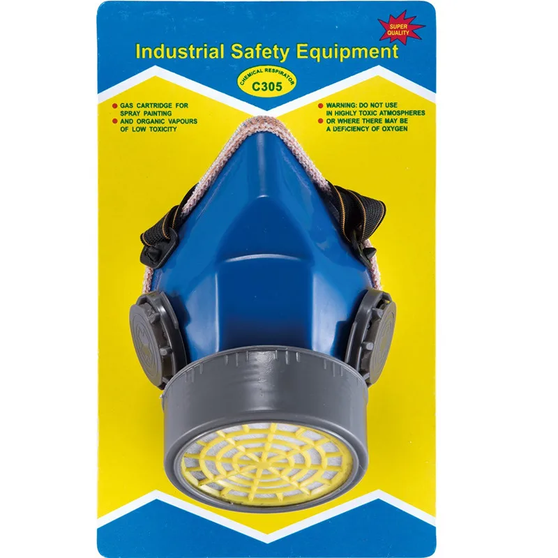 Safety Mask Chemical Respirator Mask Head-mounted Respirator Mask With ...