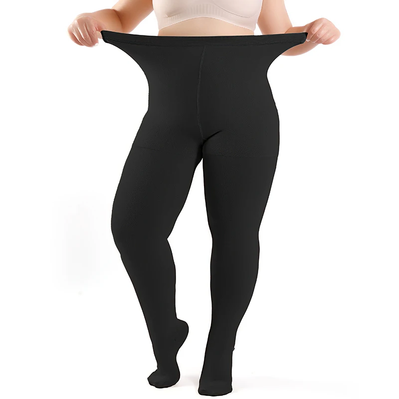 Plus Size Closed Toe Compression Stockings Leggings for Lady Medical ...