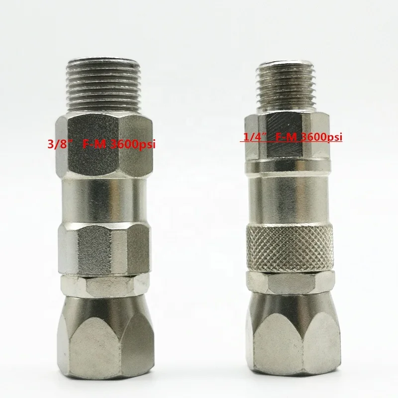 360 Degree Swivel Joint 1/2 3/8 1/4 202577 1/4"(M) X 1/4"(F) Z-Swivel ...