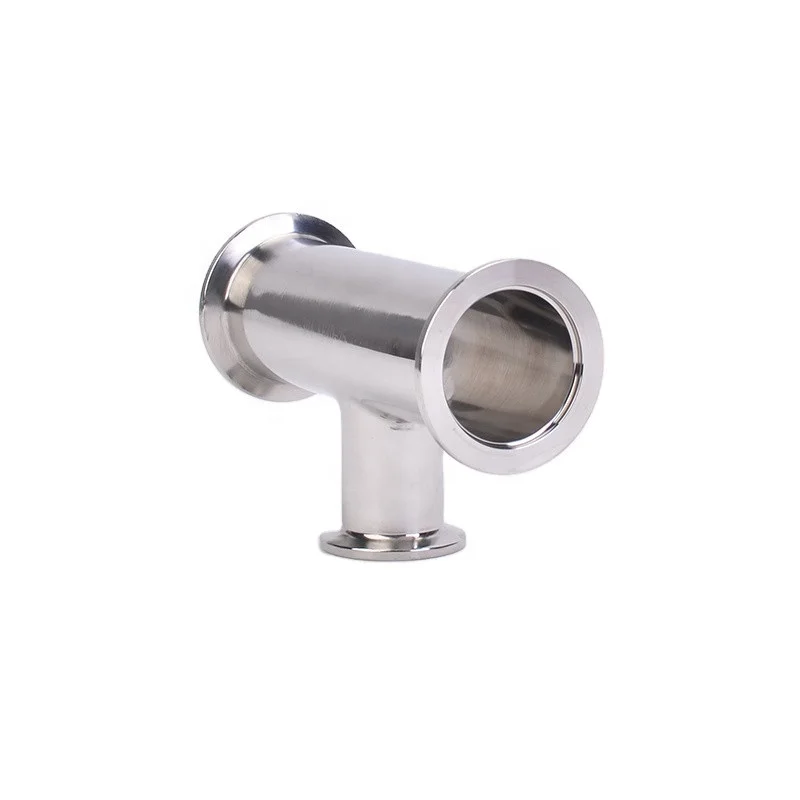 Sanitary Stainless Steel 304 Kf Flange Reducing Tee Kf-25 To Kf-16 Iso ...