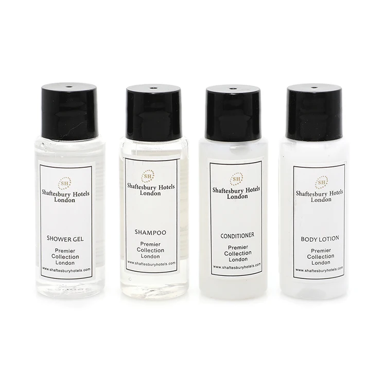 Custom Logo Travel Size Hotel Shampoo and Conditioner Set