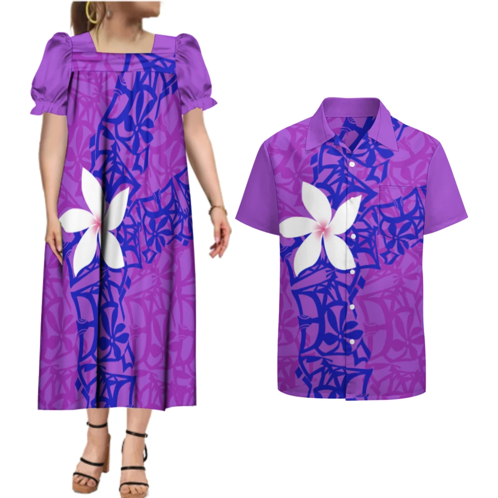 Drop Shipping Micronesian Dress Matching Men Shirt Micronesian Mumu ...