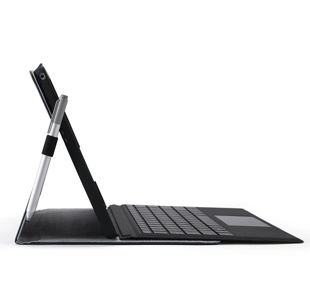 Tpu Soft Cross Grain Cloth Back Cover Anti Shock Case For Microsoft ...