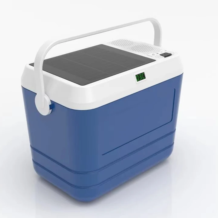 Solar Cooler Box Iceless Solar Powered Cooler Refrigerator Ice Chest ...