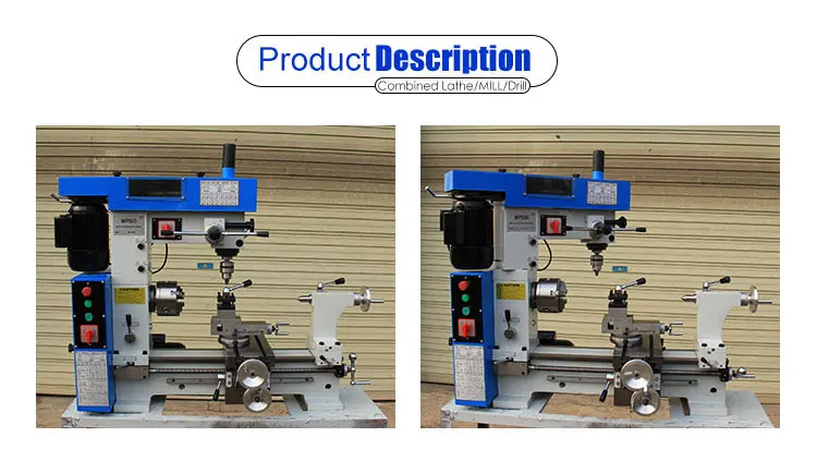 MP500 500mm 3 in 1 Drill Mill Combo - High-Accuracy Lathe