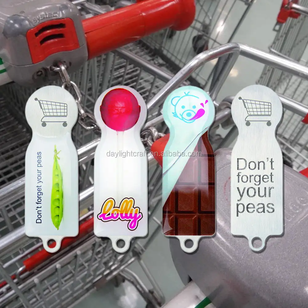 Supermarket Trolley Release Key Universal Trolley Keyring For Shopping ...