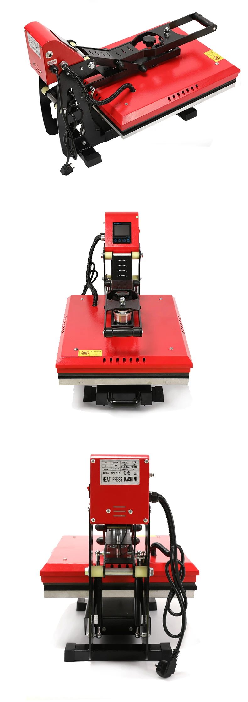 16 X 20 Heat Press Swing Away Arm Slide Out Automatic Pull Out Heat ...