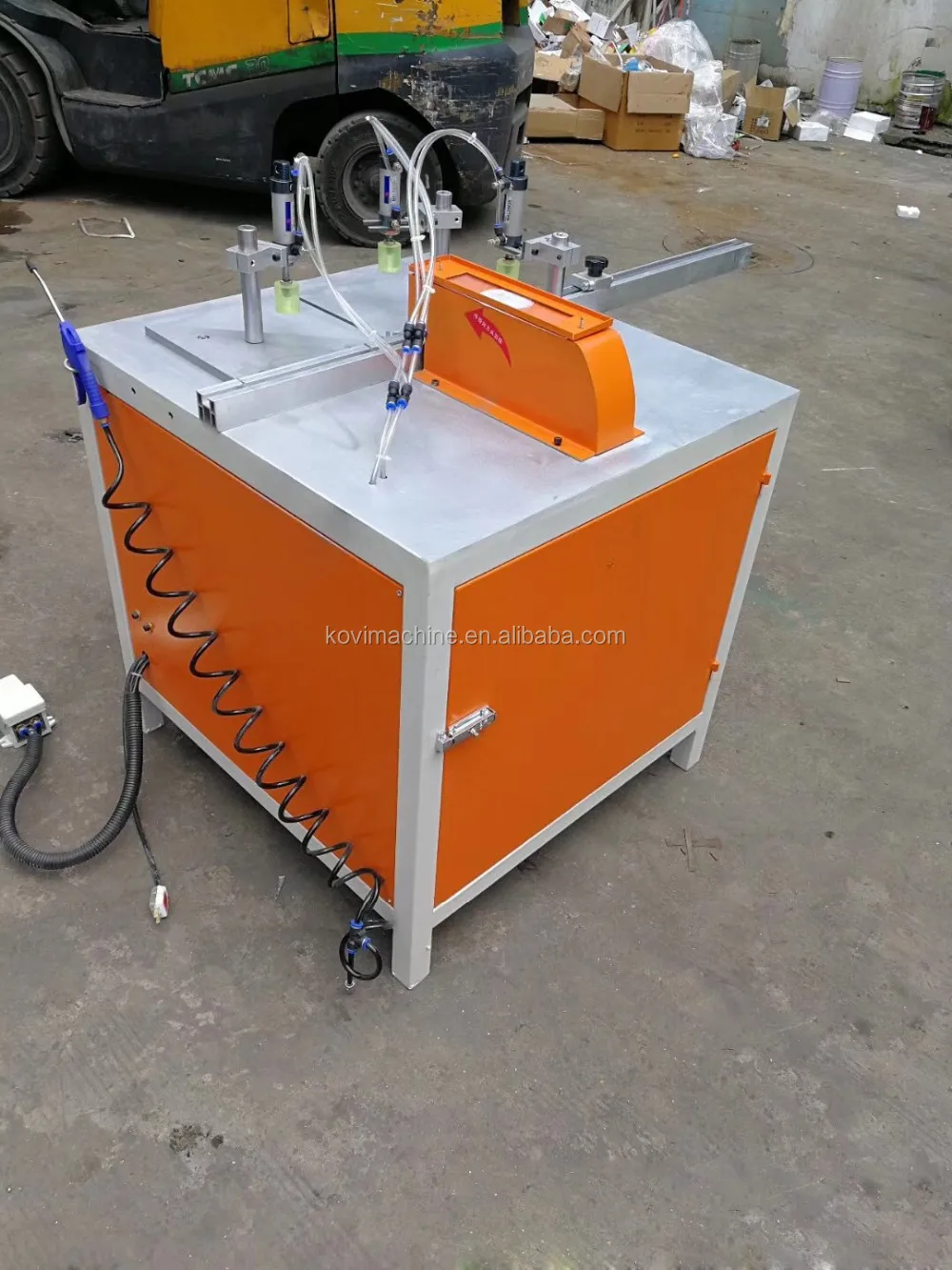 High Speed Hydraulic Adjustable Angle Cutter Notching Machine Aluminum ...