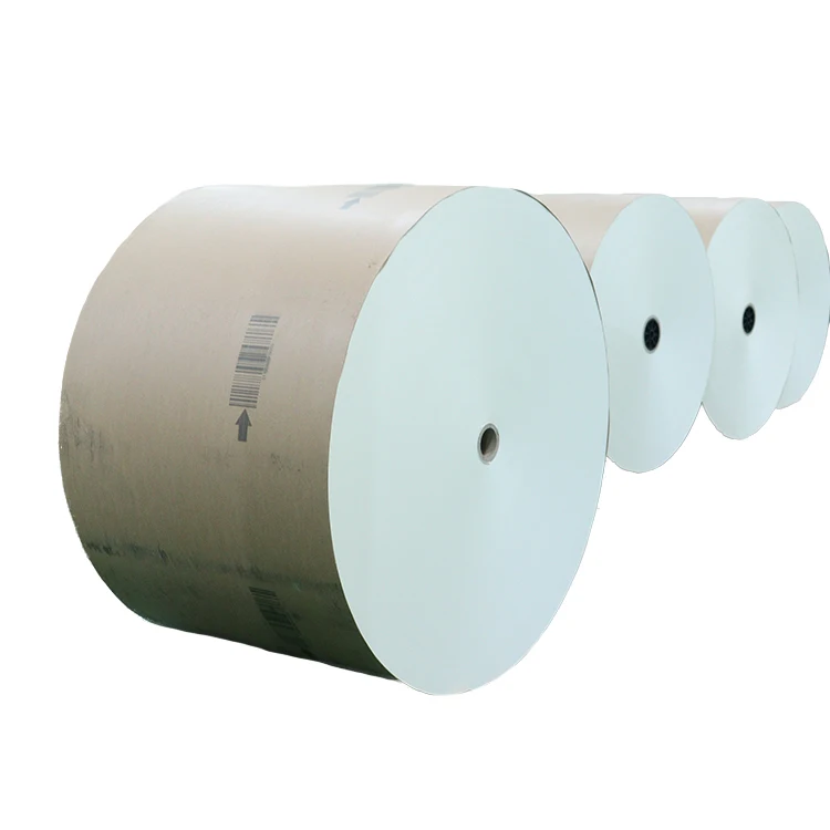 Pe Coating White Paper Rolls Paper Reels For Paper Cups For Flexo ...