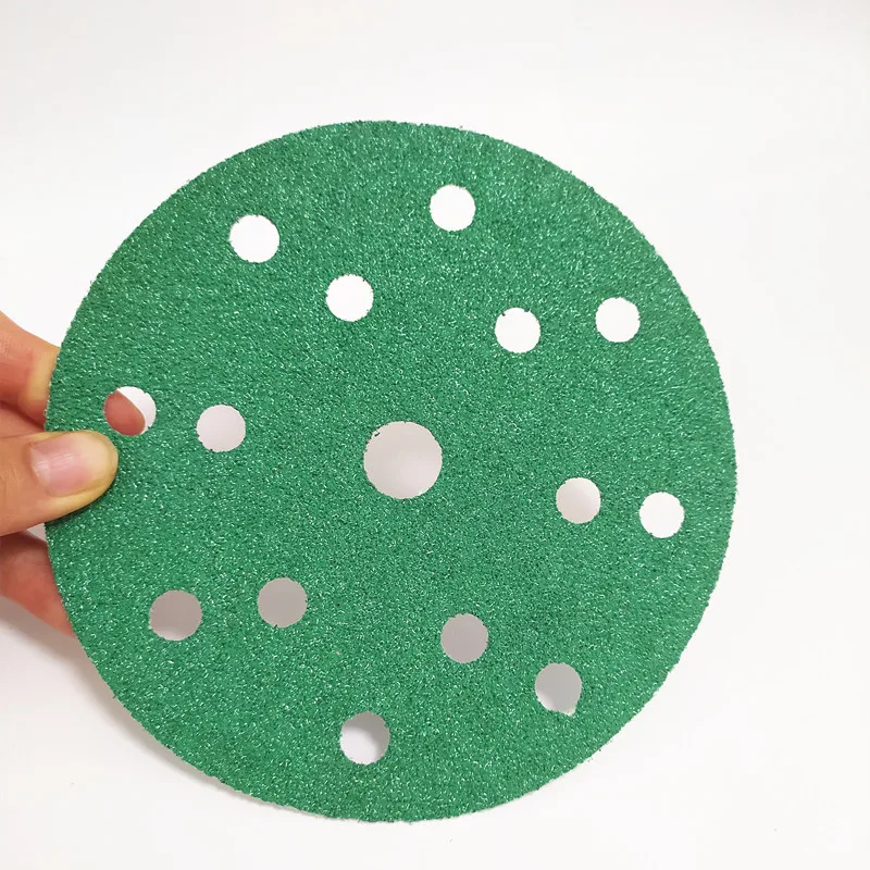 Customized Round Sanding Disc Disk 17 Hole Sand Paper Round Abrasive ...